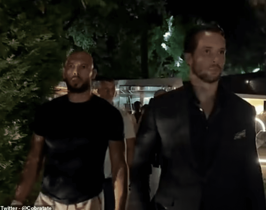 Andrew Tate's first big night out after house arrest