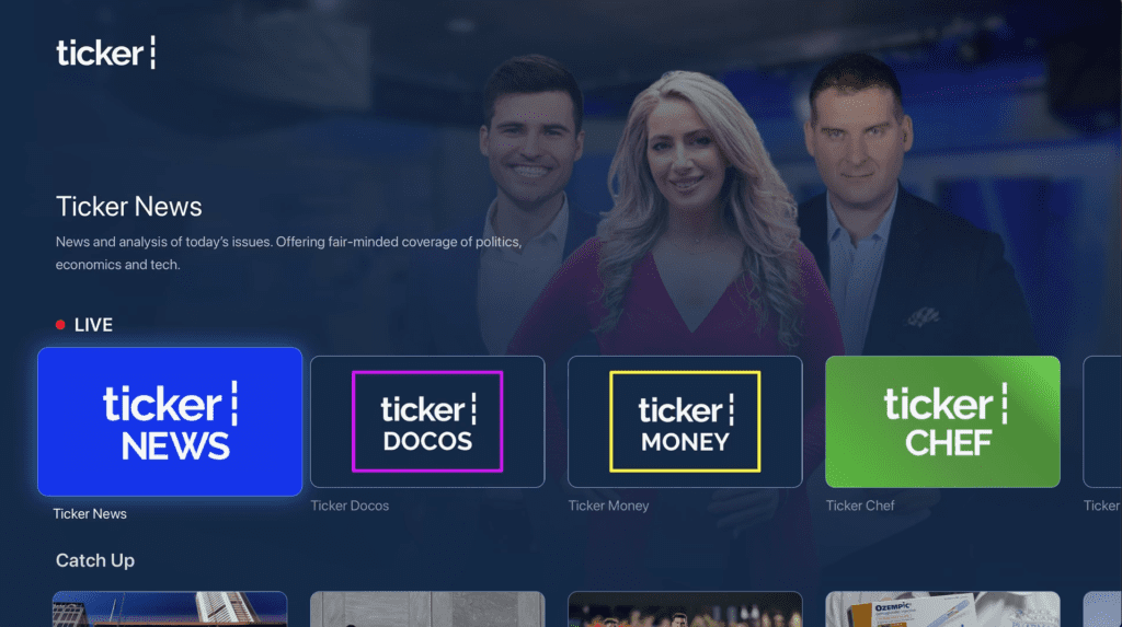 Unveiled: Ticker launches FIVE new FAST channels