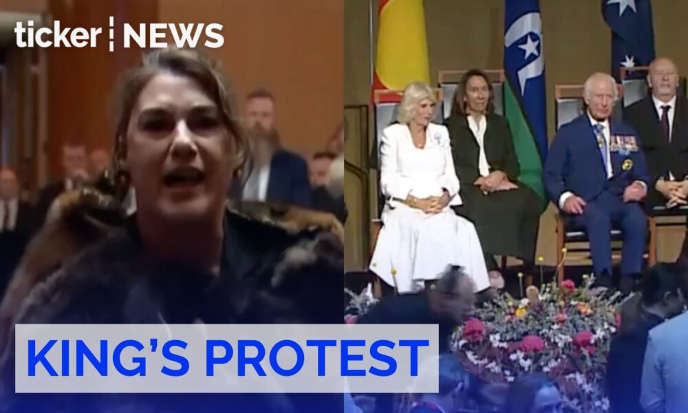 "This is not your land" – Senator Lidia Thorpe confronts King Charles ...