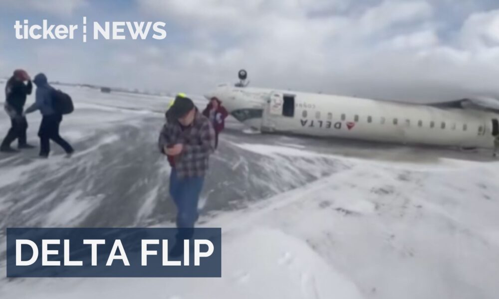 Delta flight crash in Toronto, eight injuries reported
