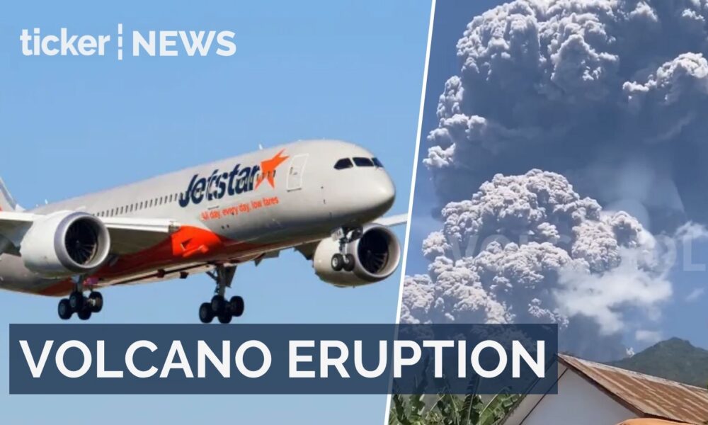 Multiple flights Australia-Bali cancelled due to volcano eruption