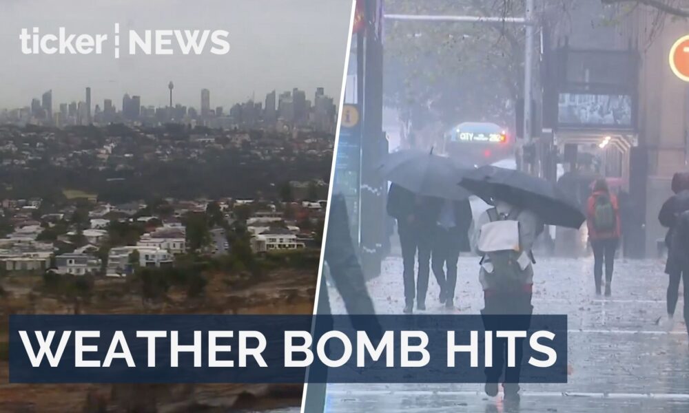 NSW Central Coast on alert as 'weather bomb' hits