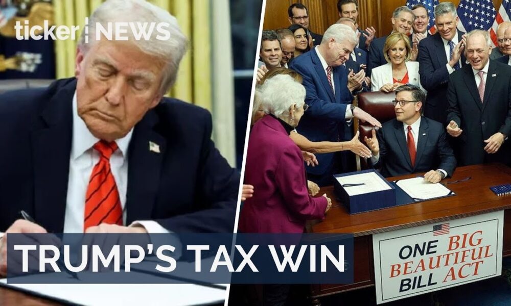 Trump’s big win: Tax bill passed as global power grows