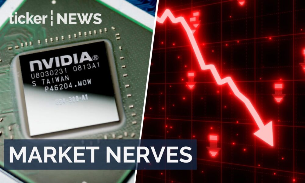 Wall Street declines as traders await Nvidia earnings