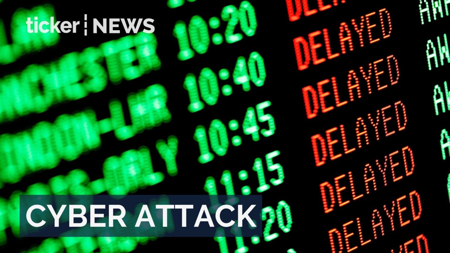 Heathrow faces delays due to cyber attack disruption