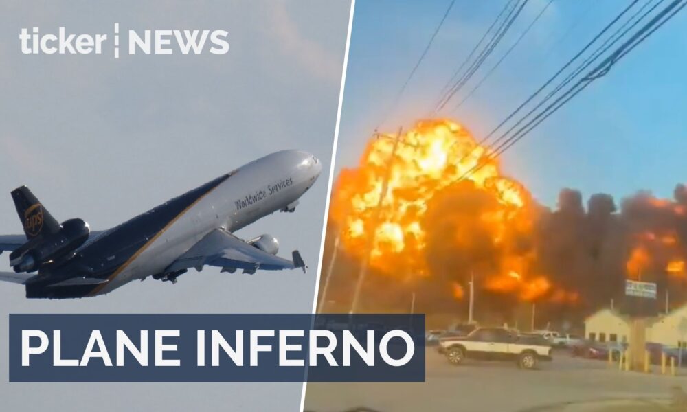 UPS cargo plane crashes in Kentucky, as death toll rises