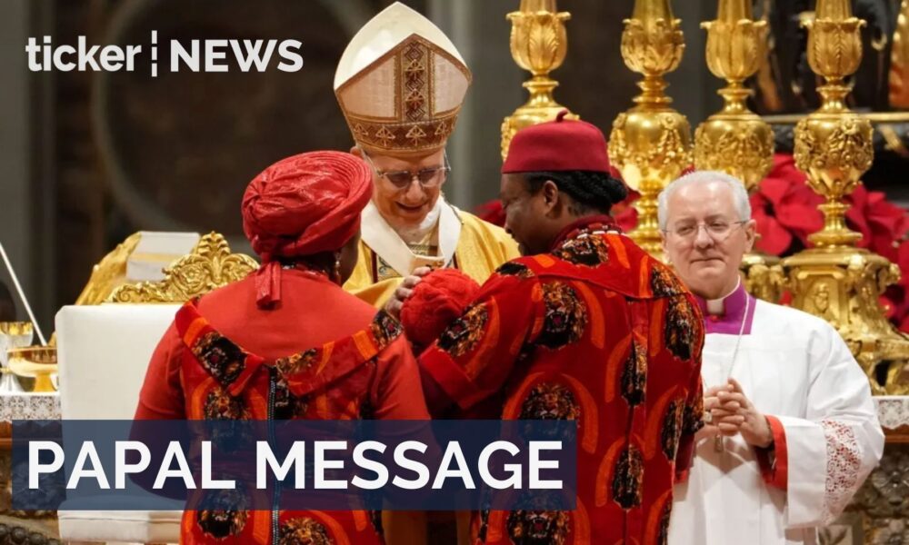Pope Leo XIV addresses Gaza crisis during Christmas Mass