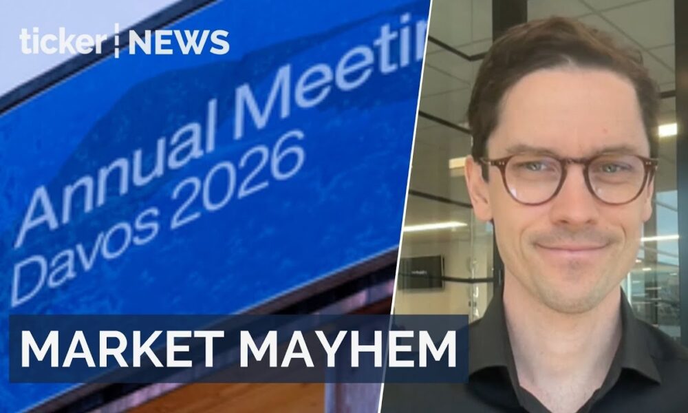 Global stocks wobble as Davos kicks off and Trump reshapes geopolitics