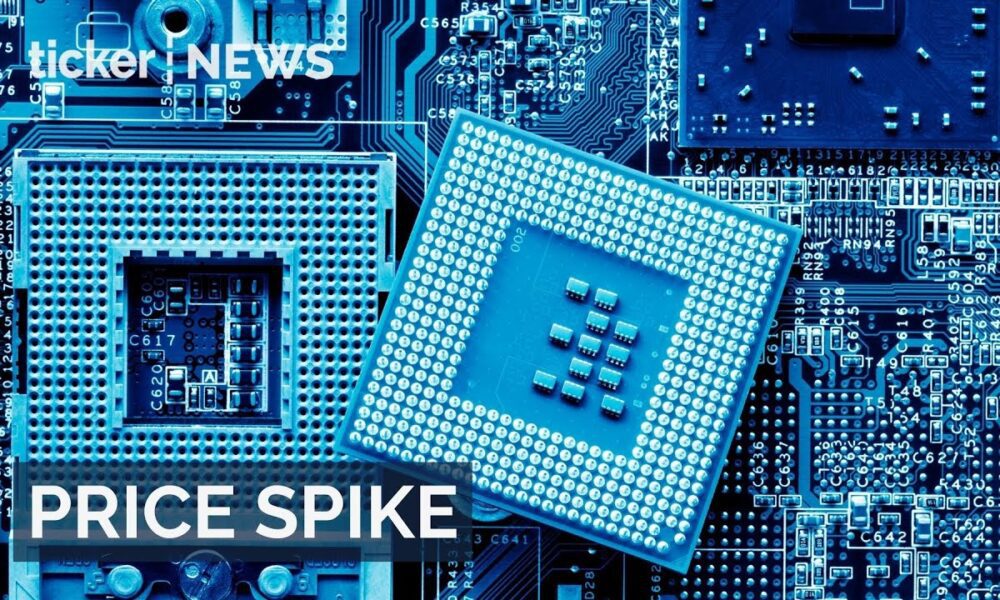 Global memory chip shortage set to drive electronics prices higher