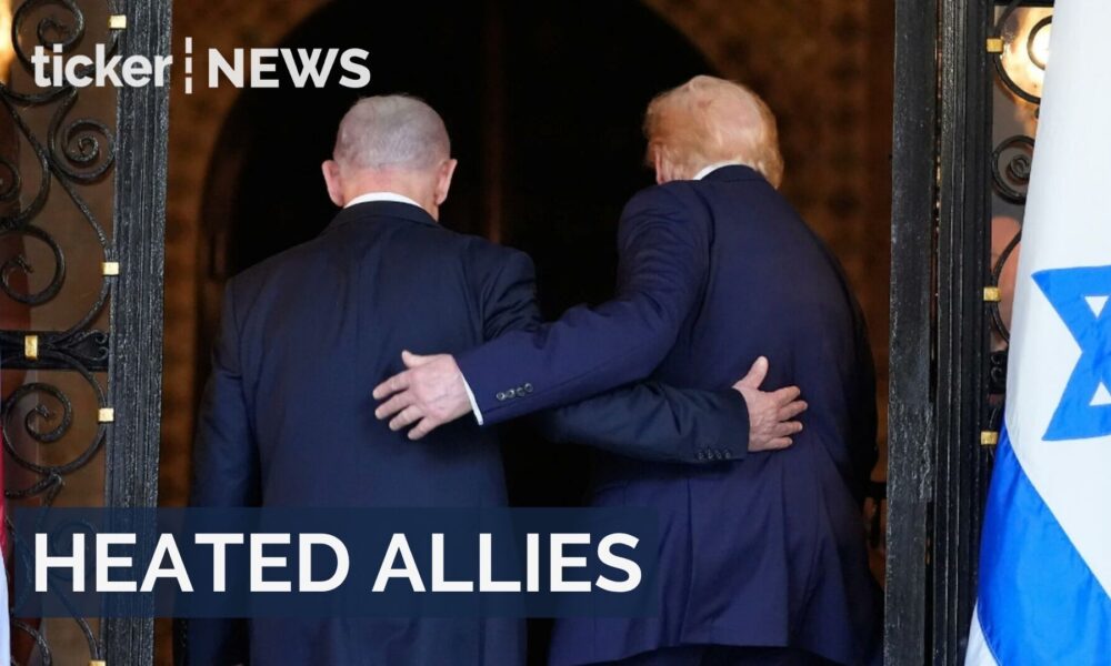 Trump, Netanyahu clash over Iran war strategies